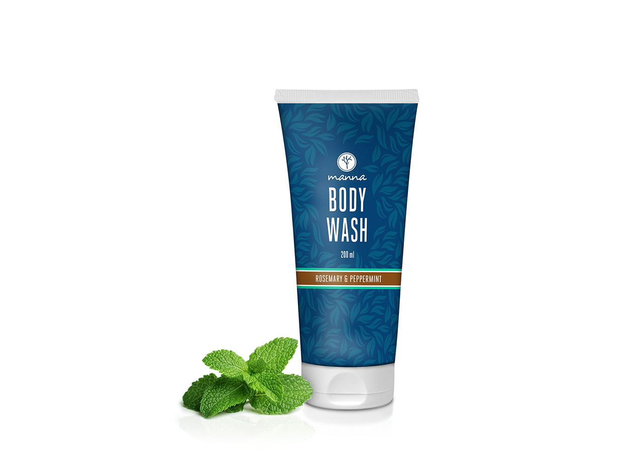 Manna Shower Gel with Rosemary and Peppermint - Manna. Feel the ...