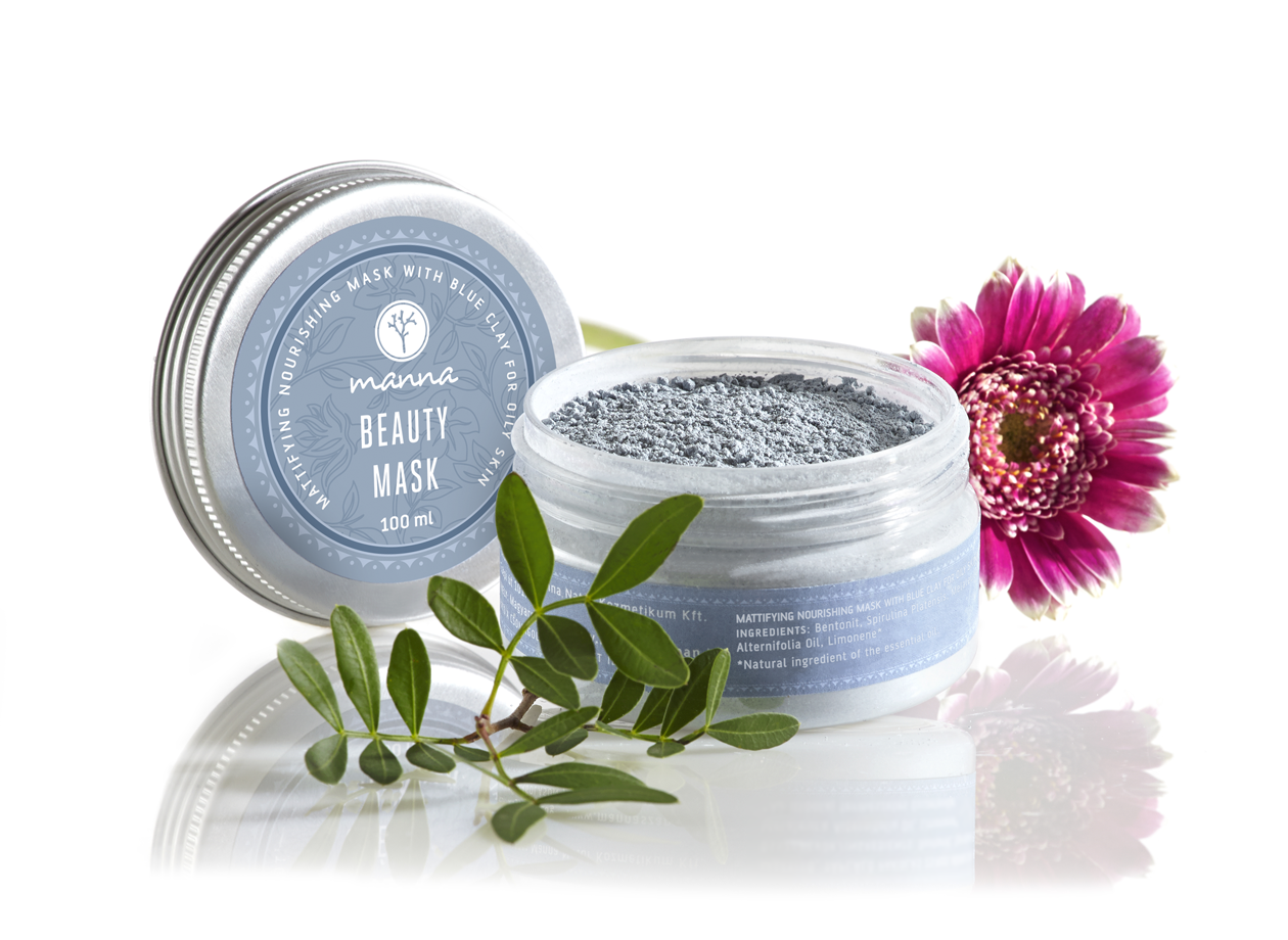 Mattifying Mask with Blue Clay for Oily Skin - Manna. Feel the ...