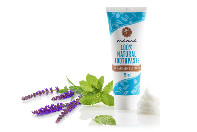 100% Natural Toothpaste Spearmint & Sage - Manna. Feel the difference ...